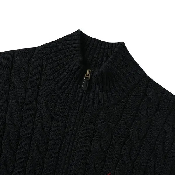 Polo Ralph Lauren Half-zip Long-sleeved Jumper - Black