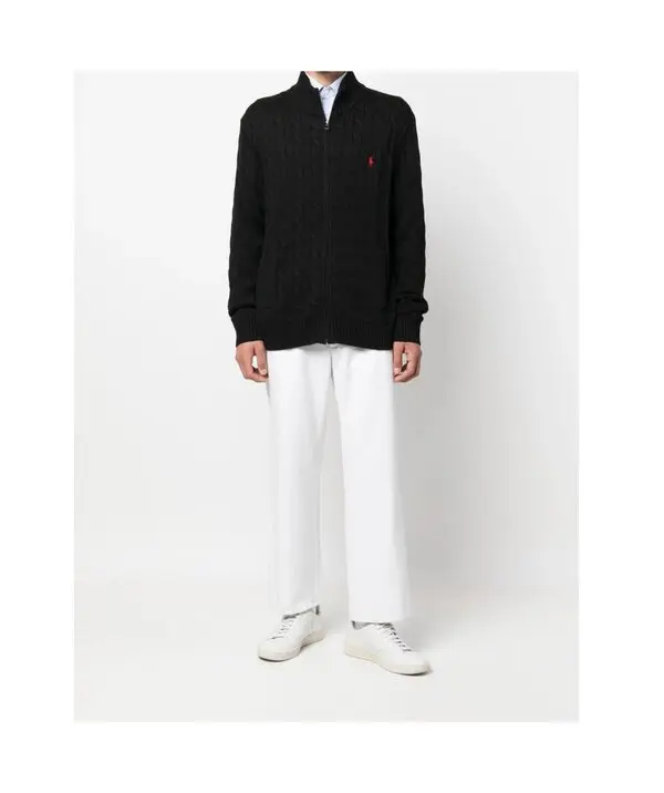 Polo Ralph Lauren Half-zip Long-sleeved Jumper - Black