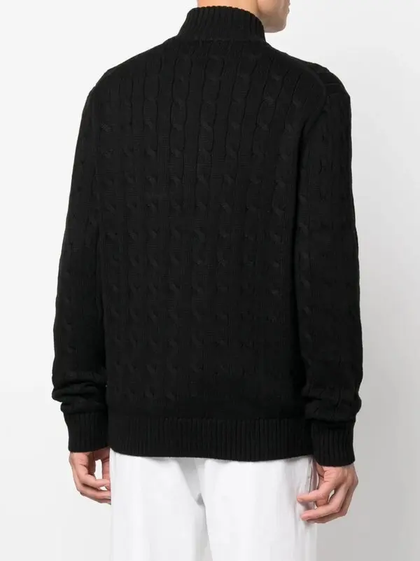 Polo Ralph Lauren Half-zip Long-sleeved Jumper - Black