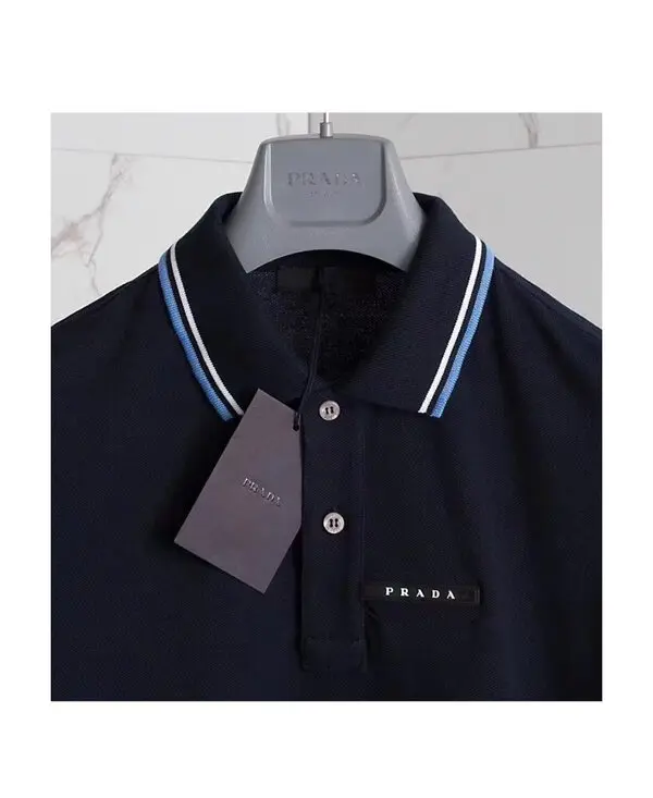 Prada Short-sleeved Logo Polo Shirt