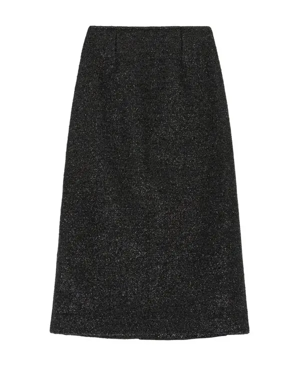 GANNI Sparkle Wrap Midi Skirt