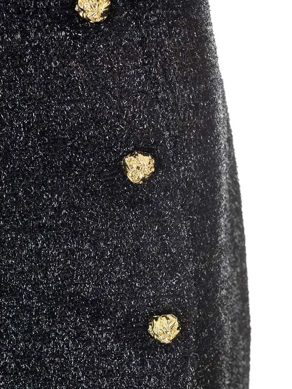 GANNI Sparkle Wrap Midi Skirt