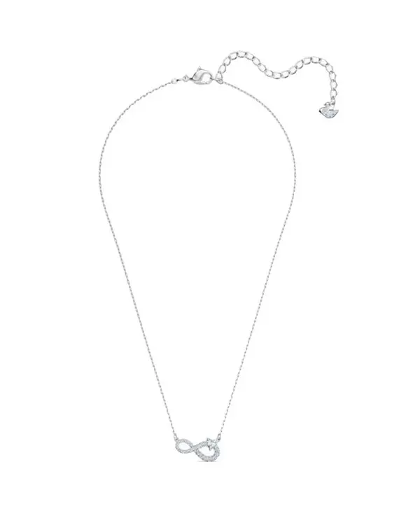 SWAROVSKI Endless Symbol Necklace - Gray