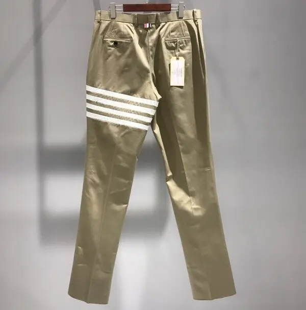 Thom Browne 4-bar Chino Trousers - Nude