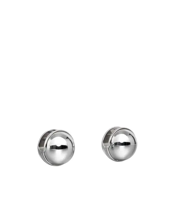 Alaïa Sphere Earrings - Grey