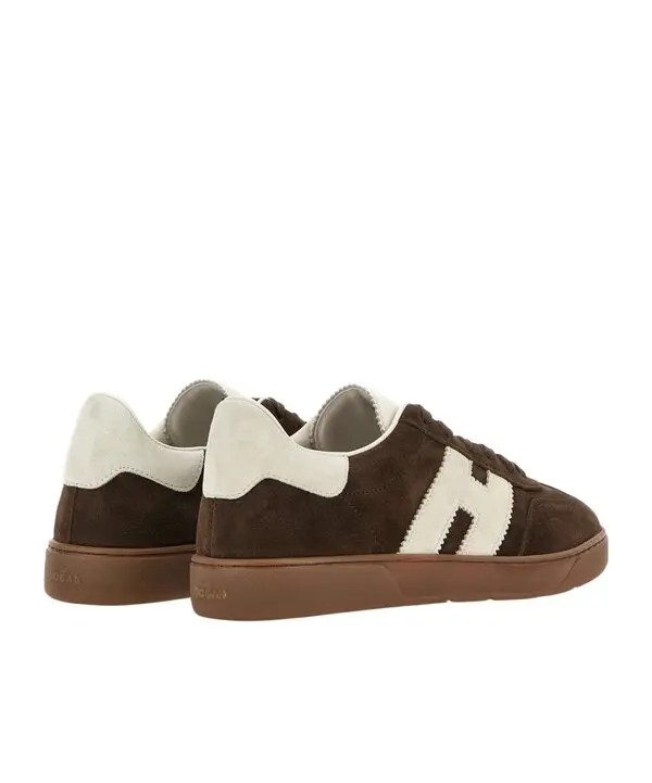 Hogan Logo-patch Low-top Sneakers - Brown