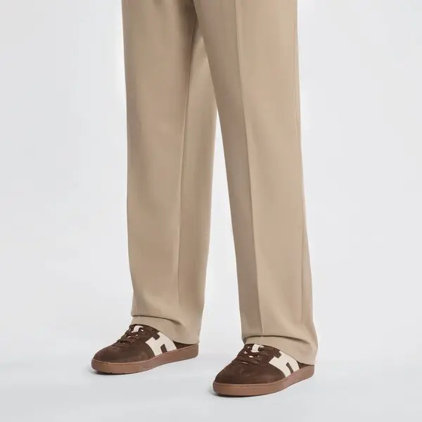 Hogan Logo-patch Low-top Sneakers - Brown