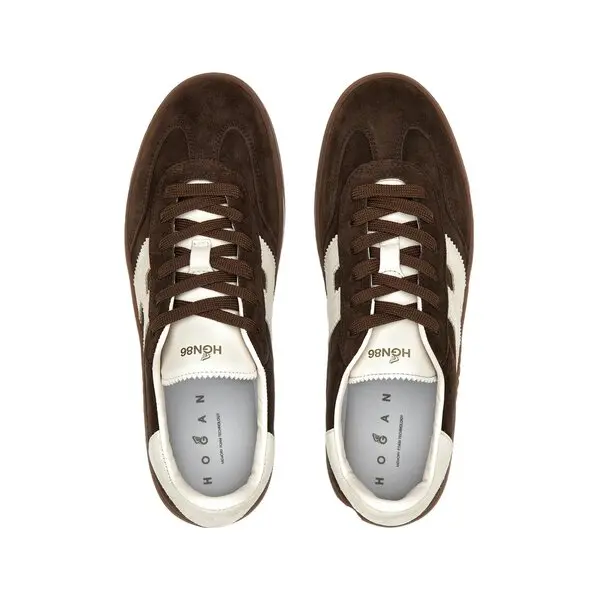 Hogan Logo-patch Low-top Sneakers - Brown