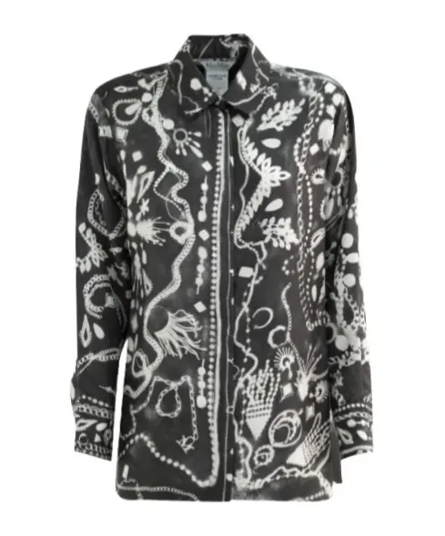 Max Mara Printed Long Sleeve Shirt