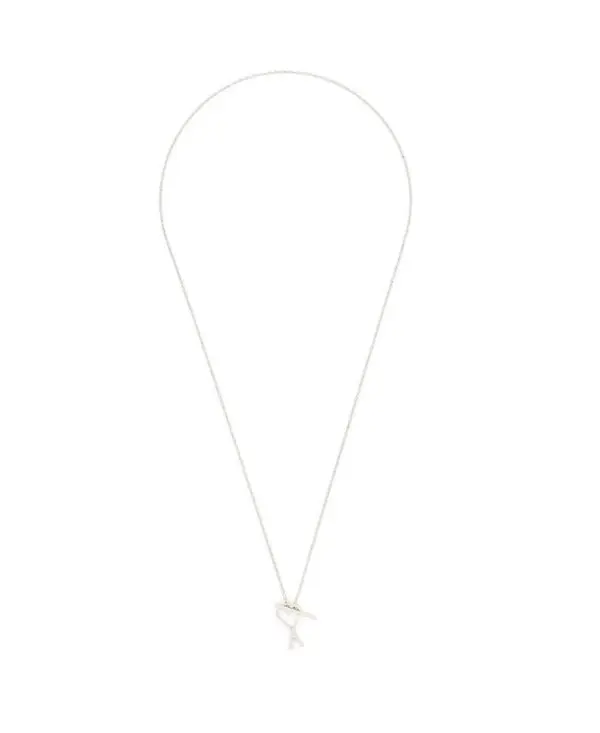 Ami De Coeur Logo Pendant Necklace - Silver