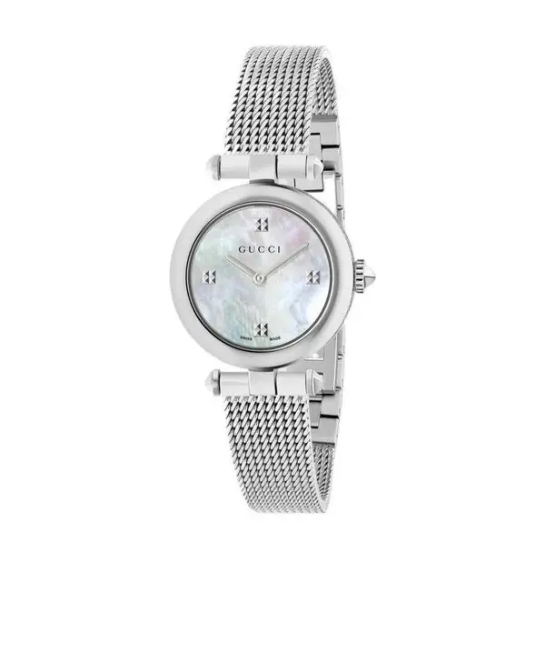 Gucci Diamantissima Watch, 27mm - White