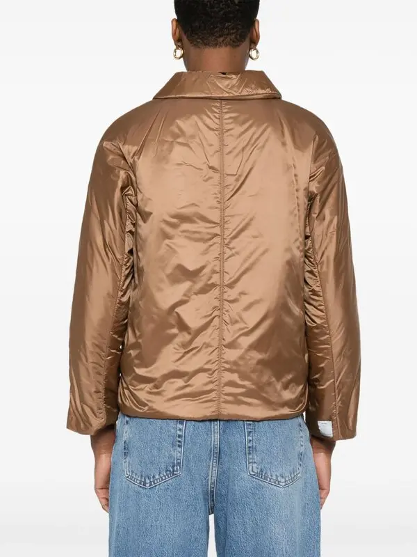 Max Mara Buttoned Padded Coat - Caramel
