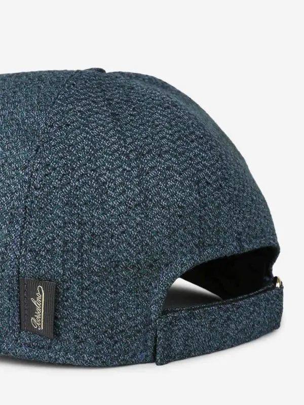 Borsalino Baseball Cap With Curved Brim - Black