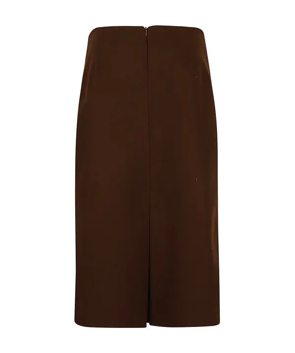 Ermanno Scervino Wool Midi Skirt