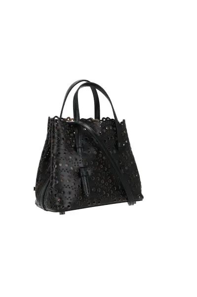 Alaïa Mina 20 Tote Bag - Black