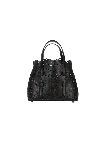 Alaïa Mina 20 Tote Bag - Black