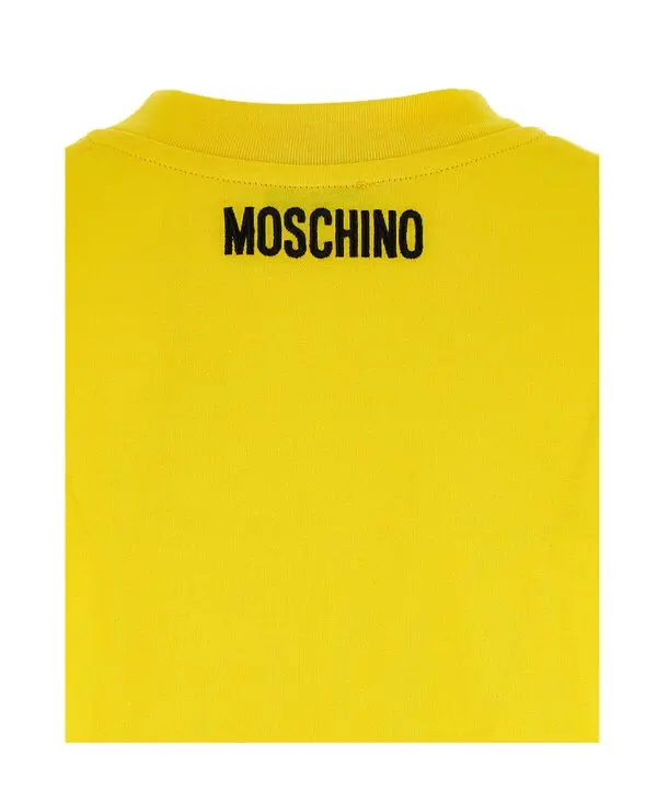Moschino Smiley Face Jersey T-shirt - Yellow