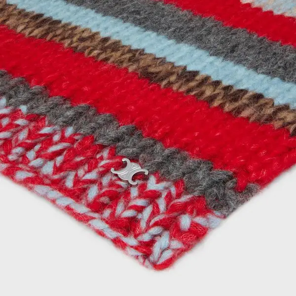 Celine Scarf In Mouline Alpaca And Wool