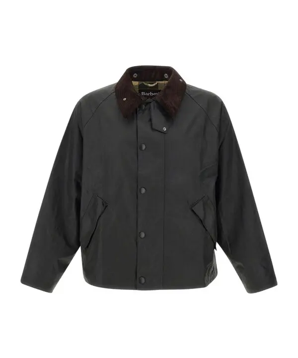 Barbour Long Sleeve Jacket With Lapel Collar