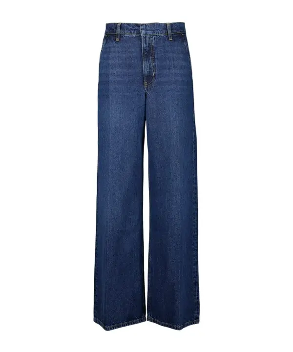 FRAME High-waist Wide-leg Jeans