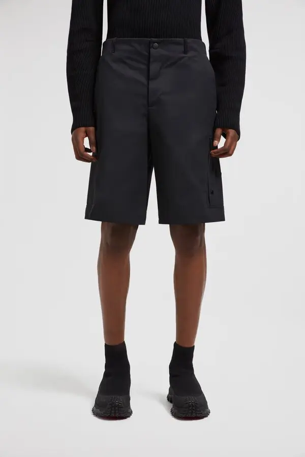 Moncler Nylon Cotton Cargo Shorts
