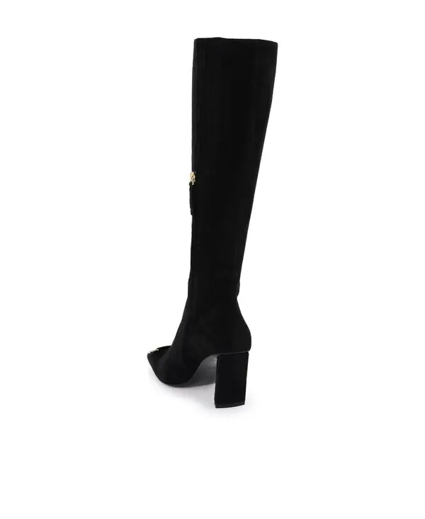 ROGER VIVIER Square-toe Buckled Boots