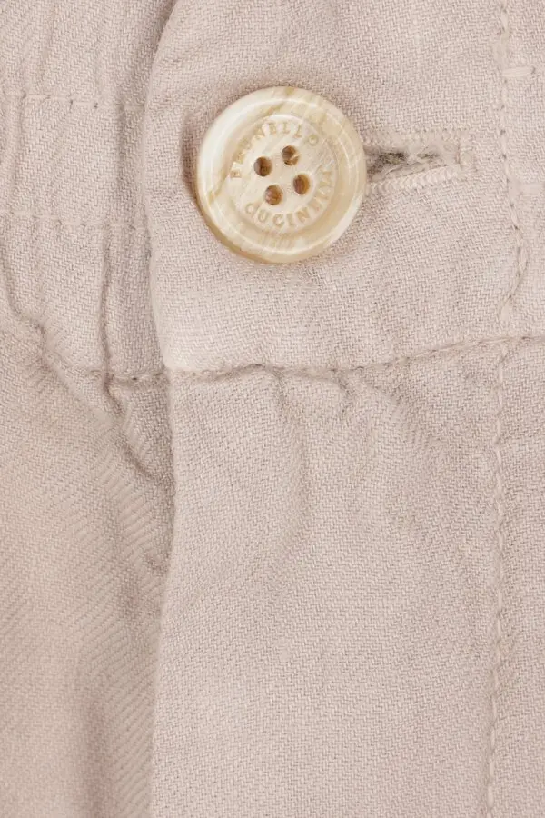 Brunello Cucinelli Buttoned Straight-leg Shorts