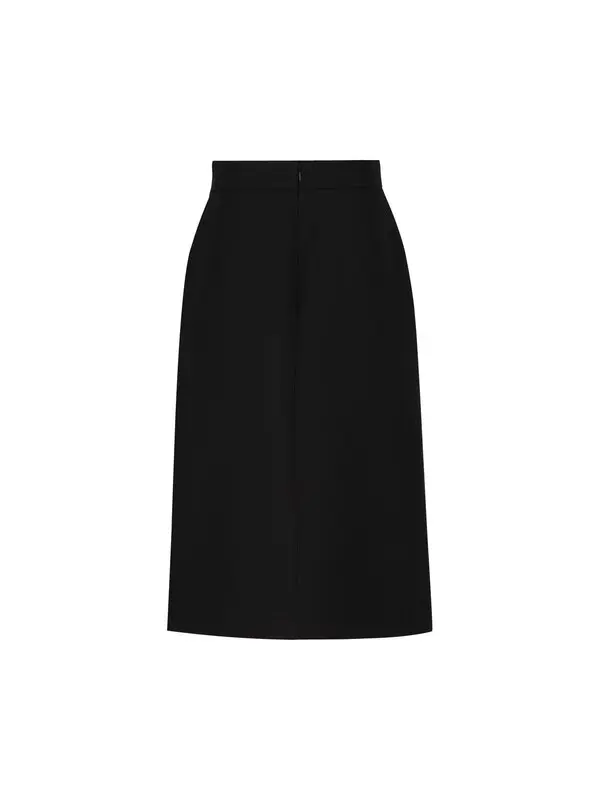 Valentino Garavani Belted Front Slit Skirt - No