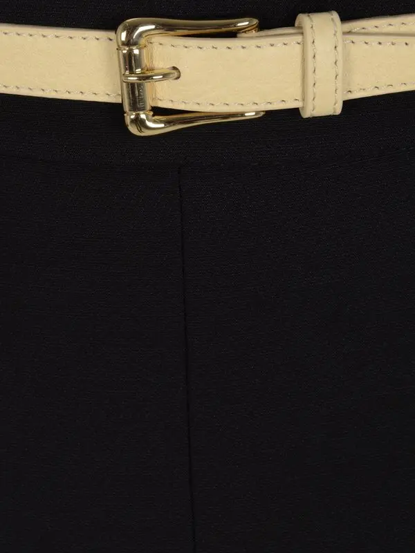 Valentino Garavani Belted Front Slit Skirt - No