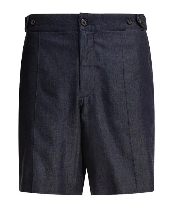 Alexander McQueen Denim Bermuda Shorts