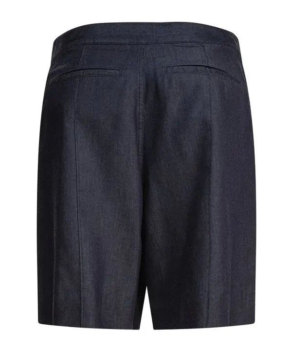 Alexander McQueen Denim Bermuda Shorts