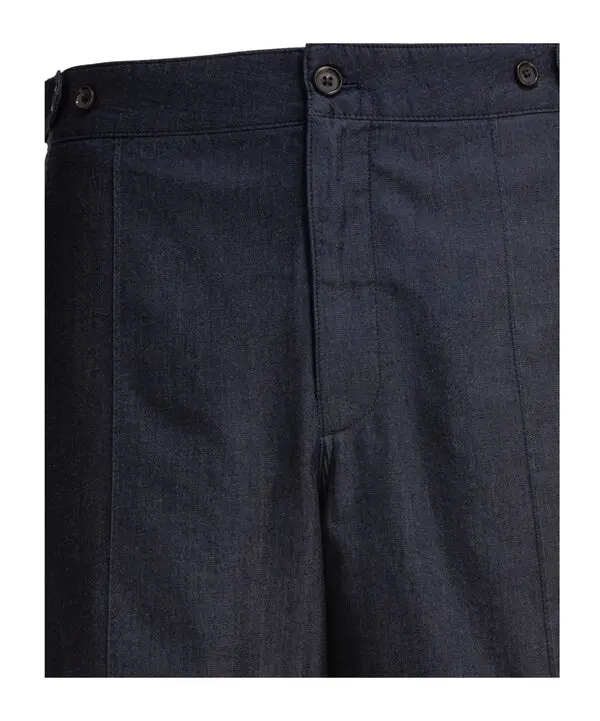 Alexander McQueen Denim Bermuda Shorts
