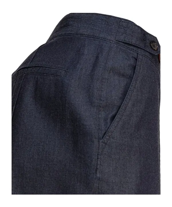 Alexander McQueen Denim Bermuda Shorts