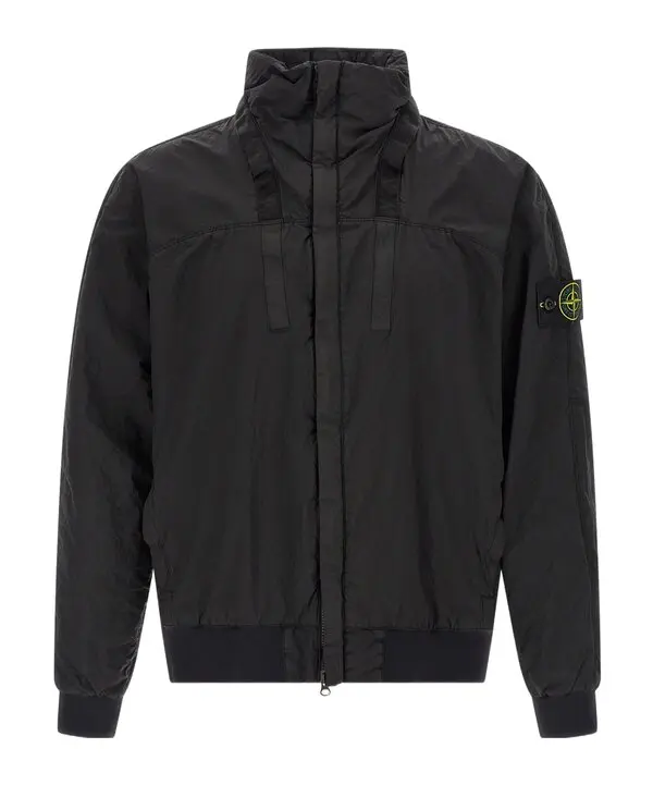 Stone Island Logo Patch Bomber Jacket