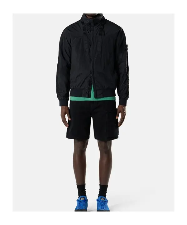 Stone Island Logo Patch Bomber Jacket
