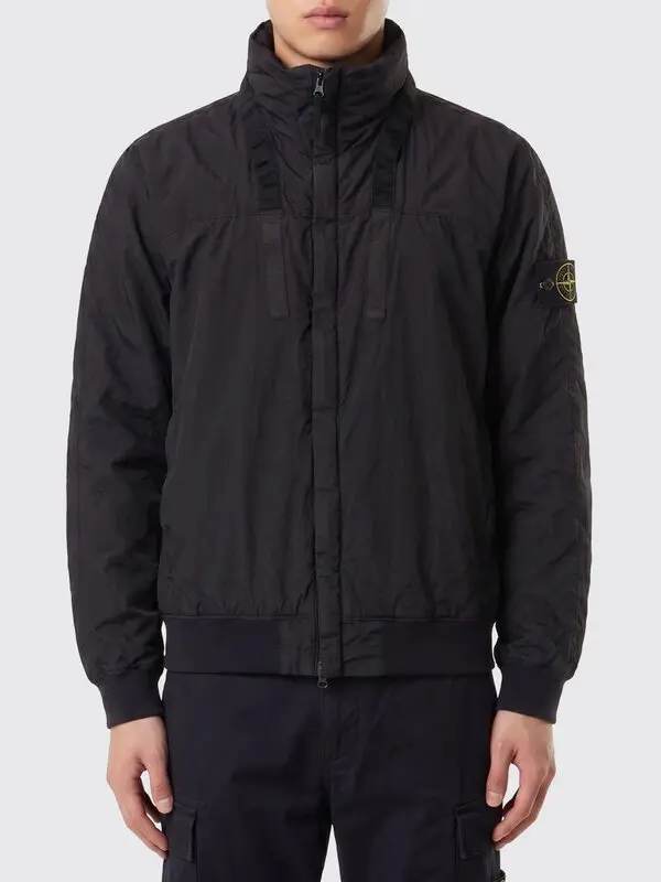 Stone Island Logo Patch Bomber Jacket