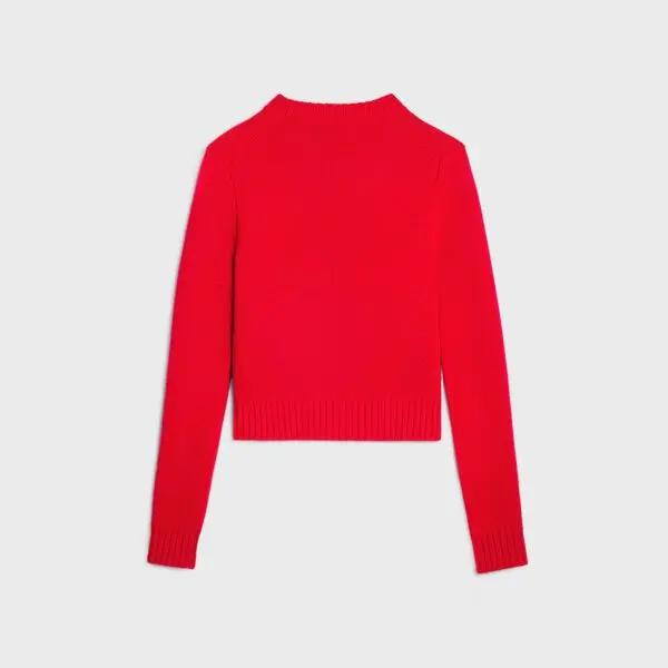Celine Crewneck Sweater In Wool And Cashmere
