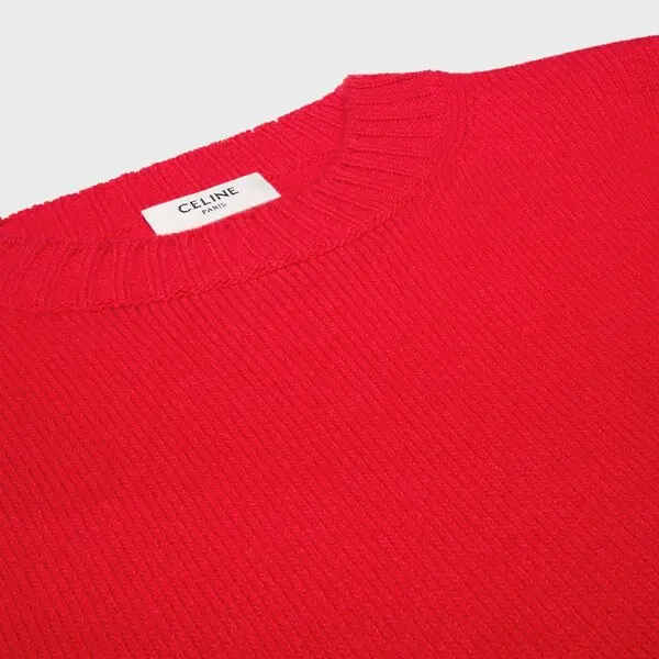 Celine Crewneck Sweater In Wool And Cashmere