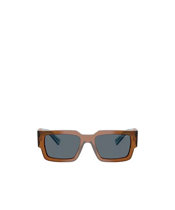 Prada Rectangle Frame Sunglasses - Brown