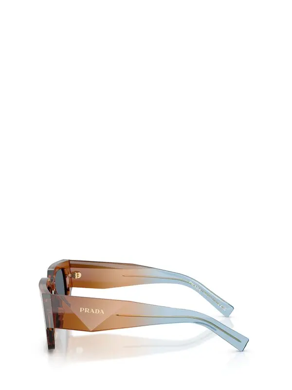 Prada Rectangle Frame Sunglasses - Brown