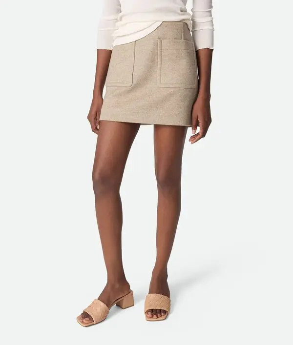 Bottega Veneta Square Toe Braided Mule
