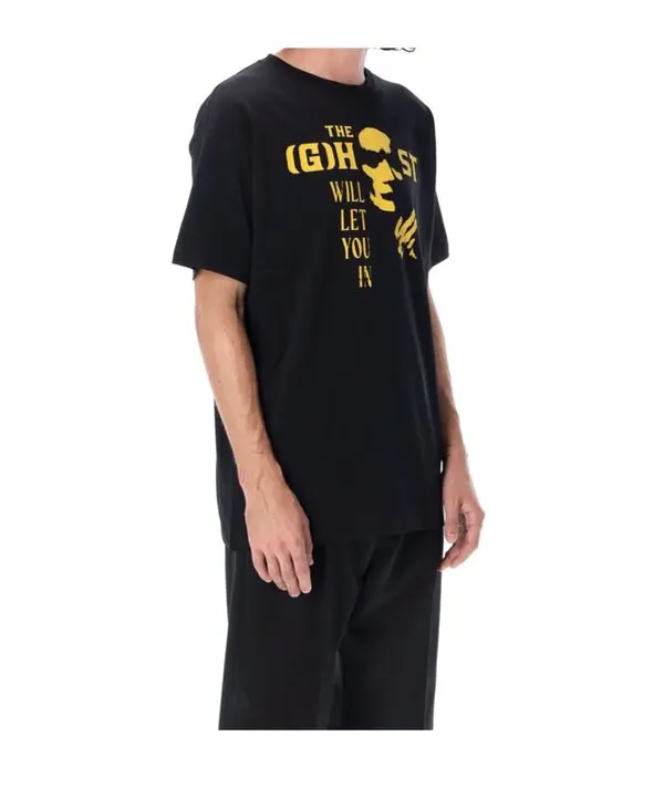 Raf Simons Slogan-print Short-sleeved T-shirt - Black