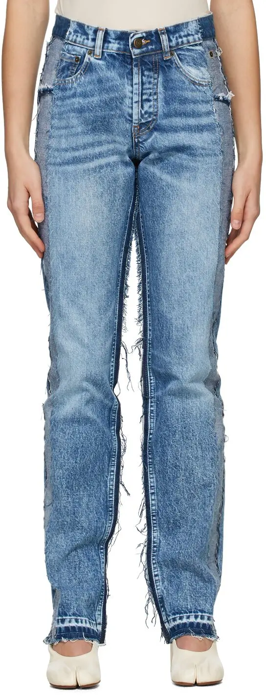 MAISON MARGIELA Spliced Patchwork Jeans