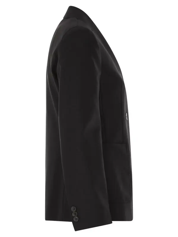 Max Mara Double Breasted Blazer - Black
