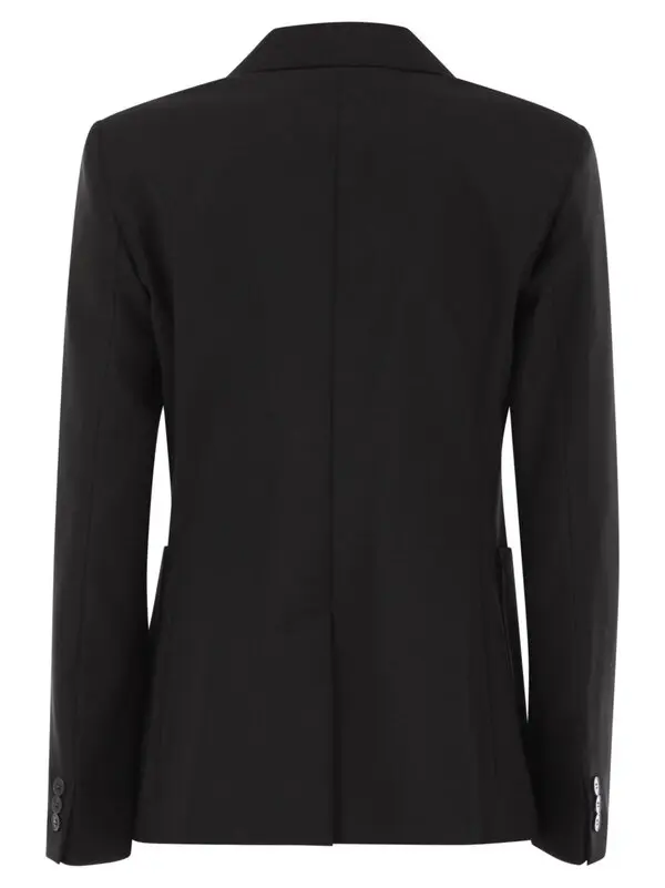 Max Mara Double Breasted Blazer - Black