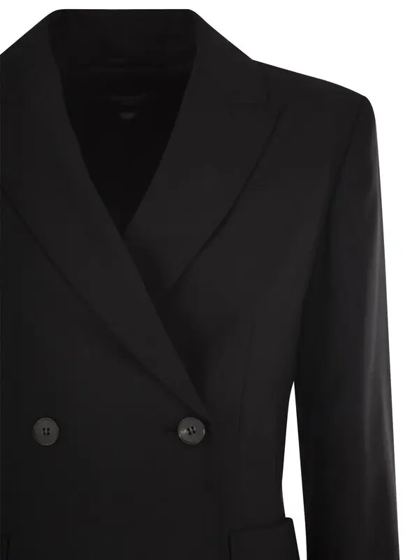 Max Mara Double Breasted Blazer - Black