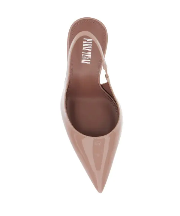 Paris Texas Lidia Slingback Pumps - Nude