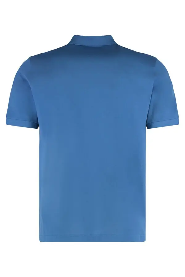 Prada Logo Plaque Short-sleeved Polo Shirt