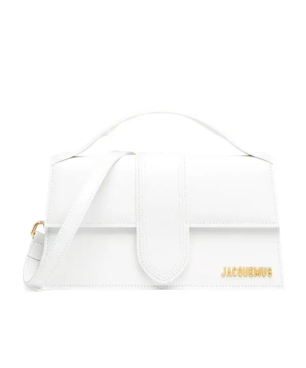 Jacquemus The Large Bambino Strapped Handbag - White