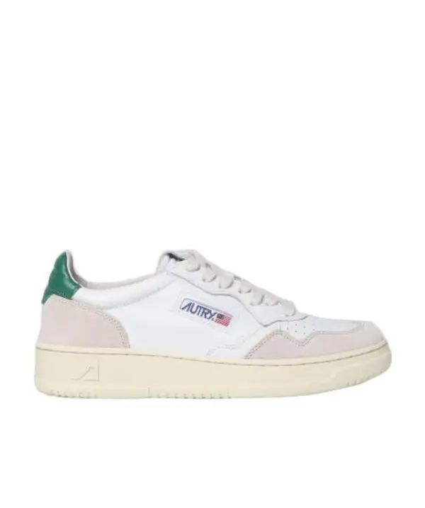 AUTRY Logo Patch Low-top Sneakers - Nude